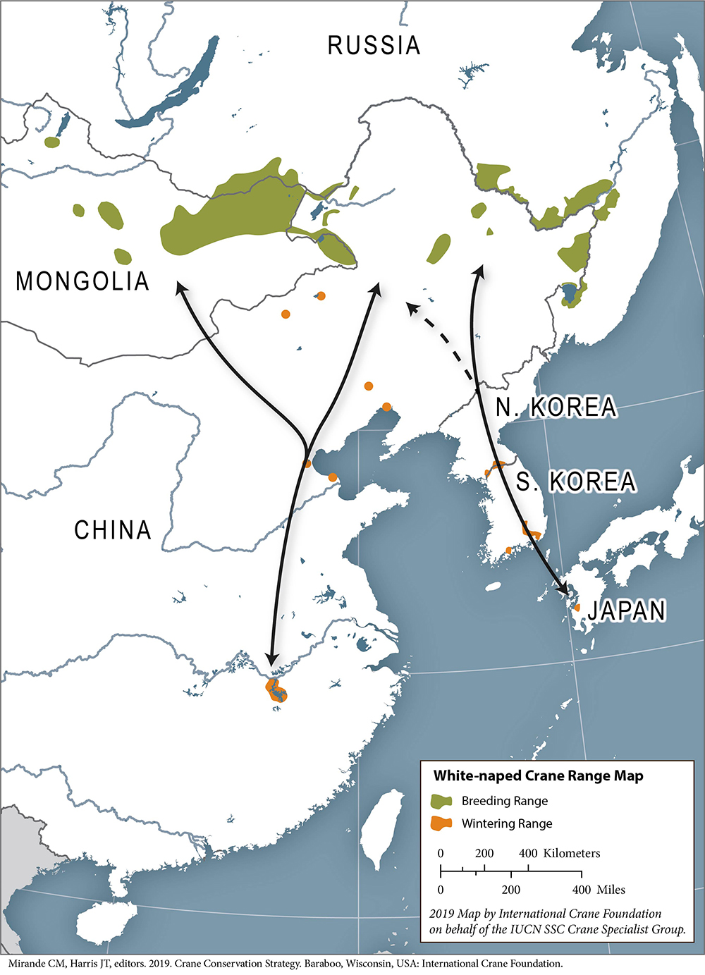 The Journey of Borzya the White-naped Crane - International Crane ...
